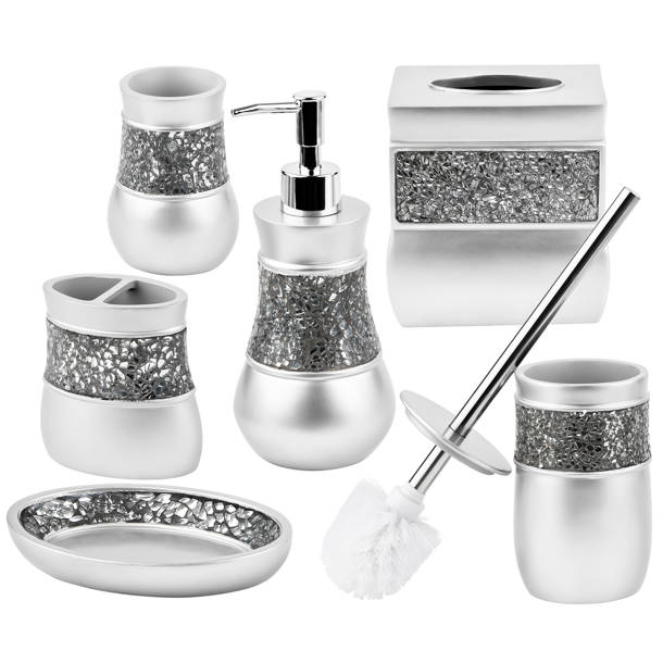 Creative Scents Estella 6 Piece Bathroom Accessory Set And Reviews Wayfair